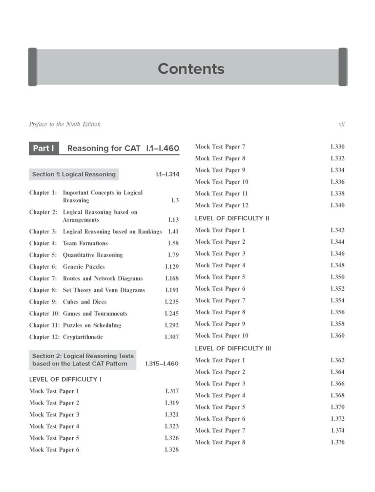 Logical Reasoning for CAT 2026 (9th Edition) - Bharatiya Book Corporation